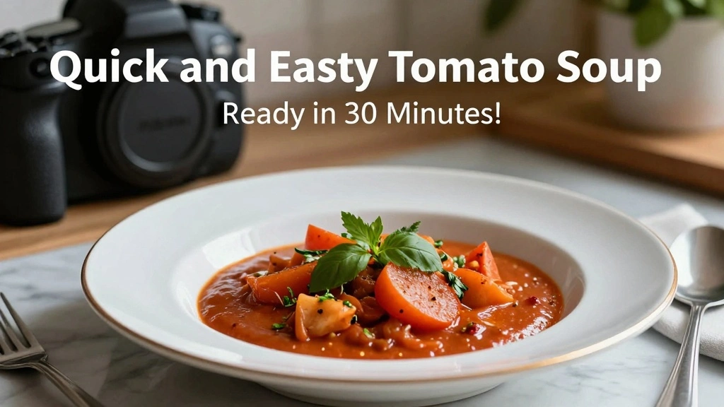 Quick and Easy Tomato Soup: Ready in 30 Minutes! - Nest Notion
